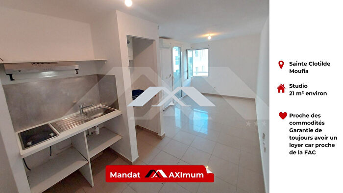 Appartement à vendre - Saint-Denis, Le Moufia, Sainte-Clotilde - 1 pièce