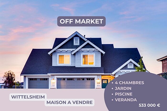 Maison à vendre - Wittelsheim - 7 pièces - 4 chambres