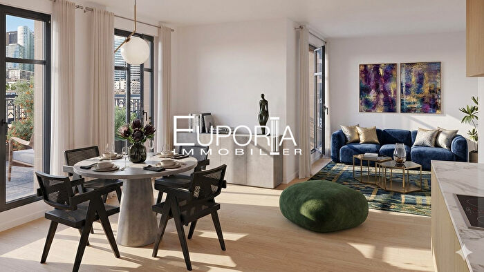 Appartement à vendre - Puteaux, République - 3 pièces - 2 chambres