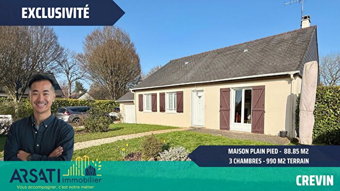 Maison à vendre - Crevin - 5 pièces - 3 chambres