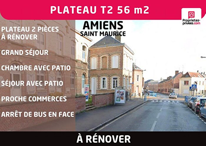 Appartement à vendre - Amiens, Saint-Maurice - 2 pièces - 1 chambre