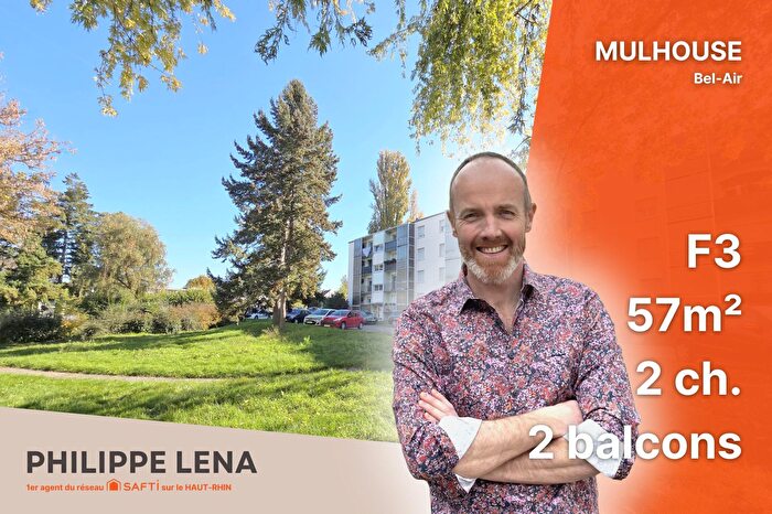 Appartement à vendre - Mulhouse, Haut-Poirier - 3 pièces - 2 chambres