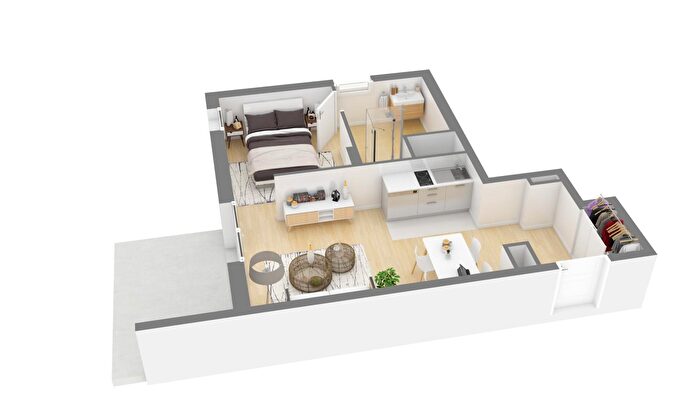 Appartement 1 pièce à Boissy-Saint-Léger, Centre-ville, Progrès, à louer