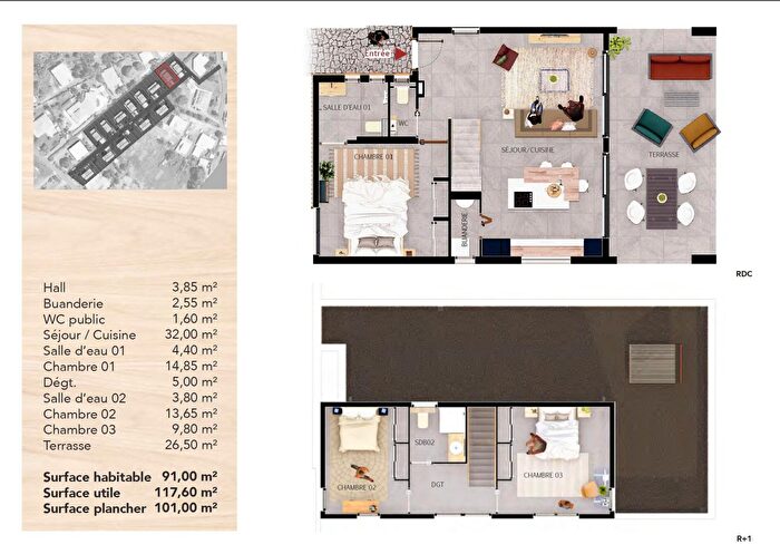 Maisons à vendre et appartements à louer - 3