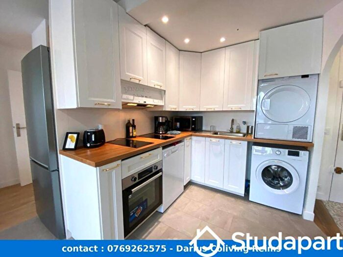 Appartement à louer - Laon Zola-Neufchâtel-Orgeval, Reims - 1 pièce - 1 chambre