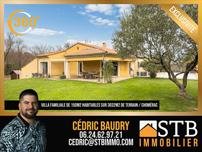 Maison à vendre - Chomérac - 6 pièces - 5 chambres