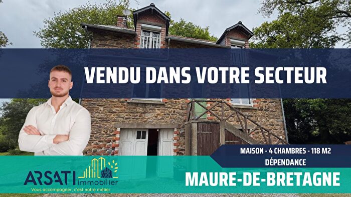 Maison à vendre - Maure-de-Bretagne - 5 pièces - 4 chambres