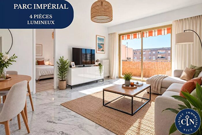 Appartement 4 pièces à Nice, Parc Impérial, Le Piol, à vendre