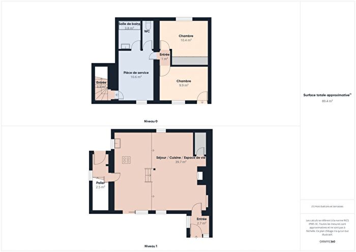 Maison à vendre - Vitry-sur-Seine, Moulin Vert - 4 pièces - 2 chambres