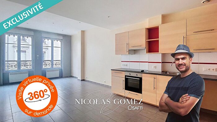 Appartement à vendre - Villeurbanne, Perrallière - 2 pièces - 1 chambre