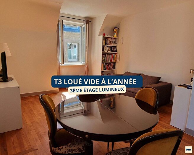 Appartement 3 pièces à louer à Intra Muros, Saint-Malo