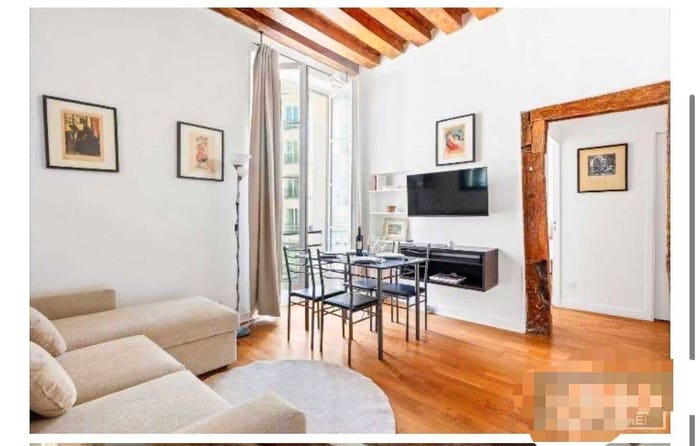 Enfants Rouges, Paris 3ème arrondissement - Appartement 2 pièces à louer