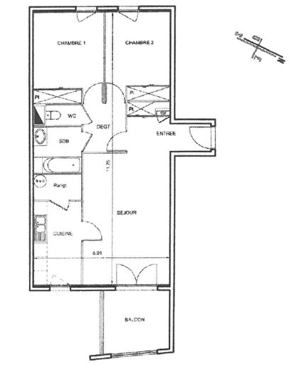 Appartement 3 pièces à louer - Bellegarde-sur-Valserine