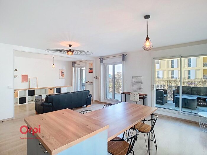 Appartement à louer - Nantes, Ile de Nantes - 3 pièces - 1 chambre