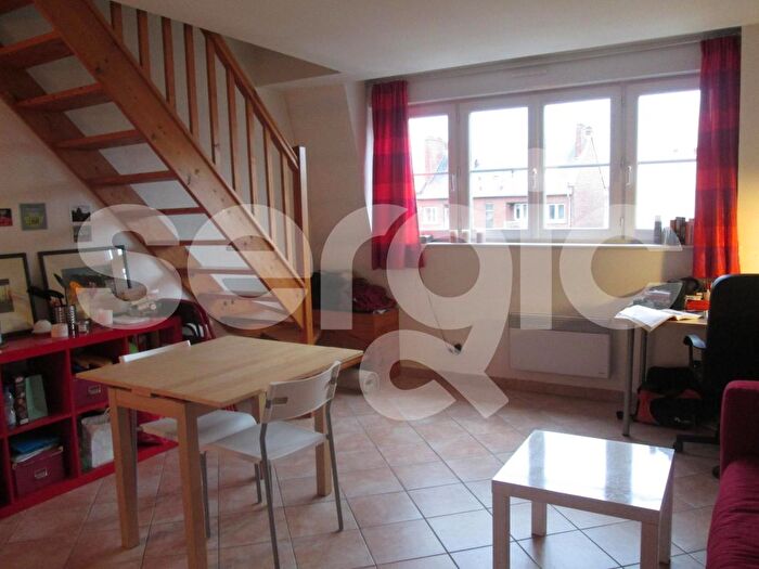 Appartement à louer - Amiens, Centre-ville - 2 pièces - 1 chambre