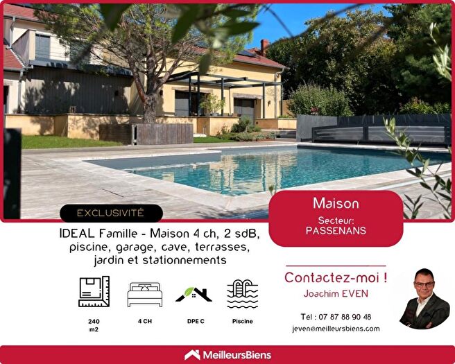 Maison à vendre - Passenans - 10 pièces - 4 chambres