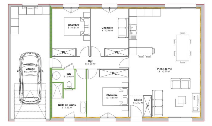 Maisons à vendre et appartements à louer - 3