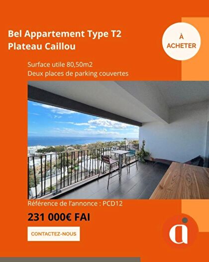 Appartement 2 pièces à vendre - Saint-Paul, Plateau Caillou