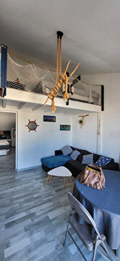 Appartement à louer - Le Barcarès, Centre-ville, Village - 2 pièces - 1 chambre