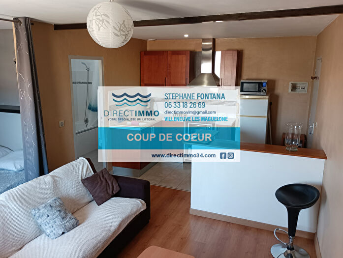 Appartement à vendre - Villeneuve-lès-Maguelone - 1 pièce