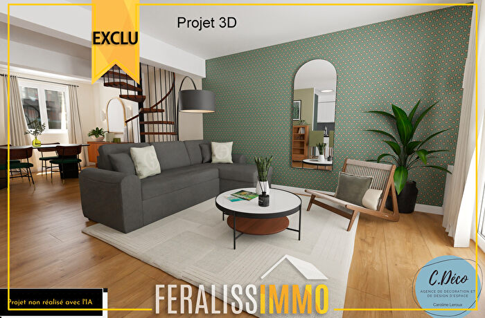 Maison à vendre - Jouy-le-Moutier, Bourseaux, Noyer, Eguérets, Temps-Perdu - 6 pièces - 4 chambres