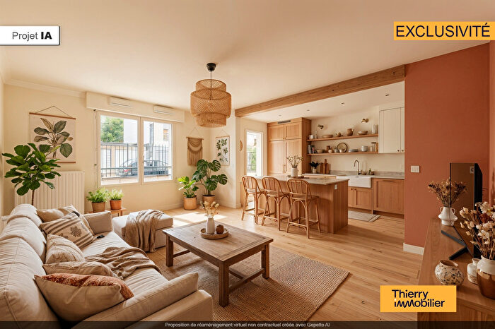 Appartement à vendre - Nantes, Monselet - 2 pièces - 1 chambre