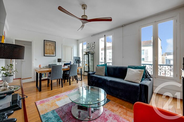 Appartement à vendre - Montrouge, Le vieux Montrouge - 3 pièces - 2 chambres