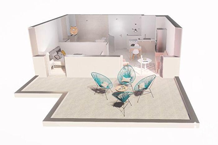 Appartement à vendre - Vallauris, Pertuades - 1 pièce