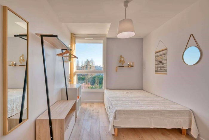 Centre-Ermitage, Le Bouscat - Appartement 1 pièce à louer