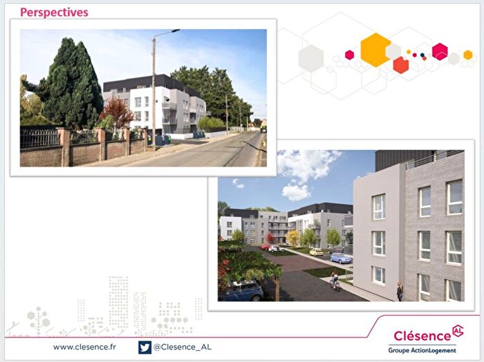 Appartement à louer - La Sentinelle - 3 pièces - 2 chambres