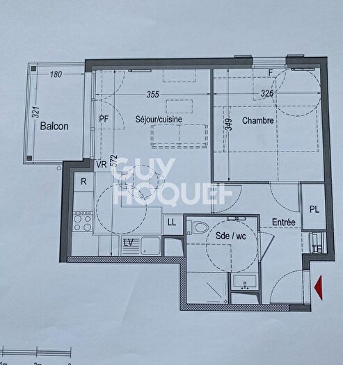 Appartement à louer - Parentis-en-Born - 2 pièces - 1 chambre