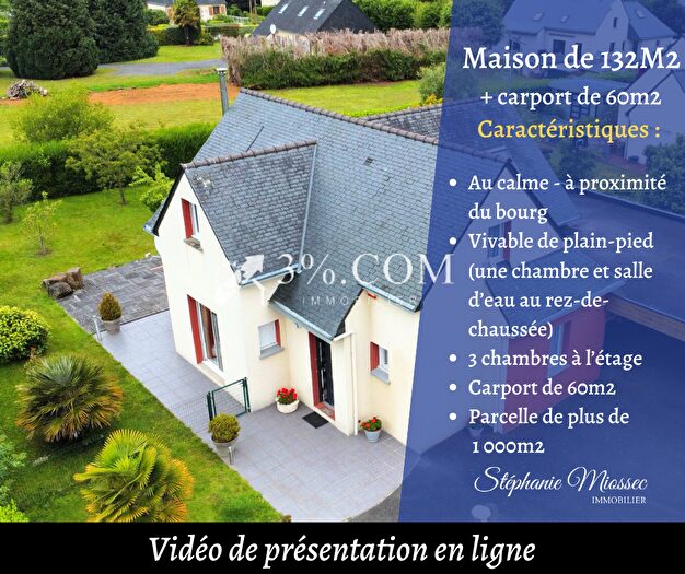 Maison à vendre - Tréguidel - 6 pièces - 4 chambres