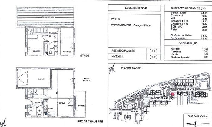 Maison à vendre - Plaisance-du-Touch, Campagne, Lingfield - 3 pièces - 2 chambres