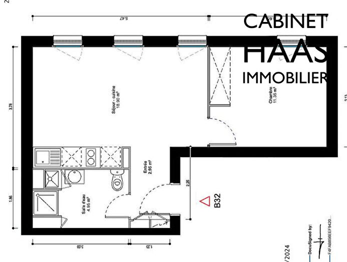 Appartement à louer - Ivry-sur-Seine, Monmousseau, Verollot - 2 pièces - 1 chambre