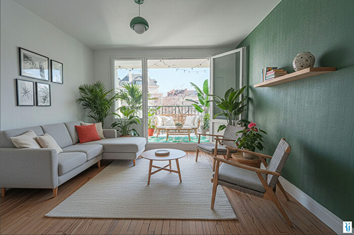 Appartement à louer - Rouen, Vieux Marché, Cathédrale - 3 pièces - 2 chambres