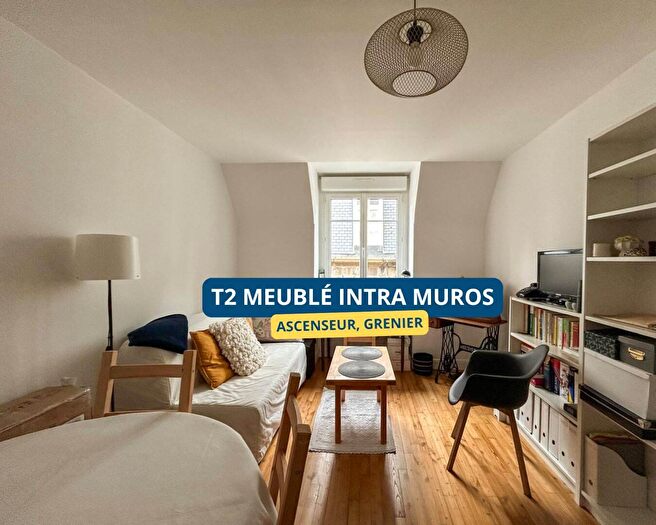 Appartement à louer - Intra Muros, Saint-Malo - 2 pièces - 1 chambre