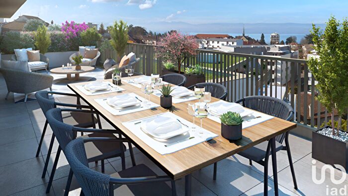 Appartement à vendre - Thonon-les-Bains, Est - 4 pièces - 3 chambres