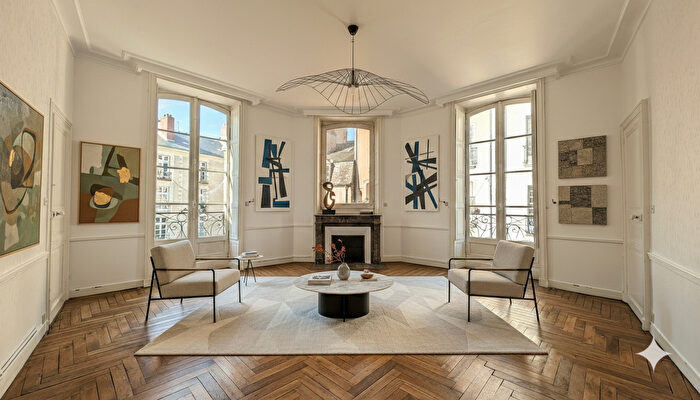 Appartement à vendre - Nantes, Centre-ville - 5 pièces - 4 chambres