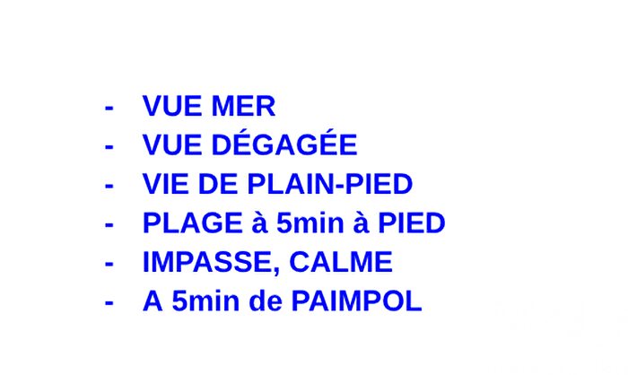 Maison à vendre - Ploubazlanec - 5 pièces - 4 chambres