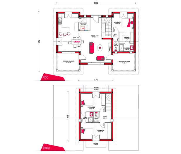 Maisons à vendre et appartements à louer - 3