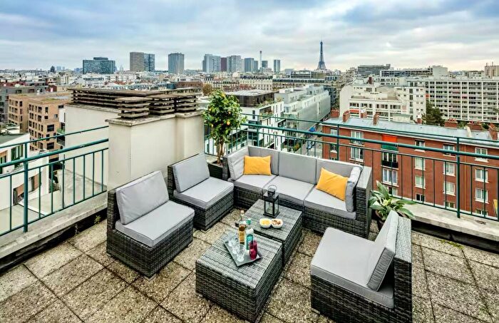 Appartement à louer - Citroën-Boucicaut, Paris ème - 2 pièces - 1 chambre
