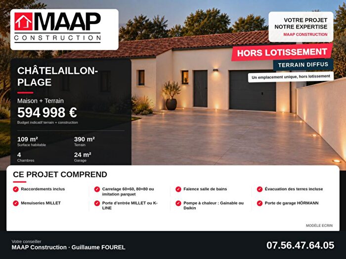 Maison 5 pièces à Châtelaillon-Plage, à vendre