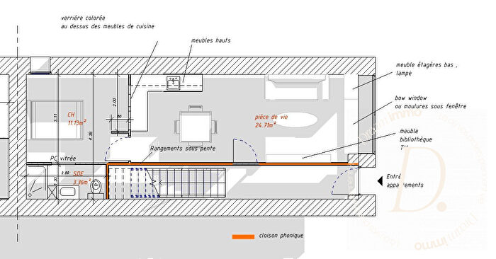 Appartement à vendre - Salies-de-Béarn - 2 pièces - 1 chambre