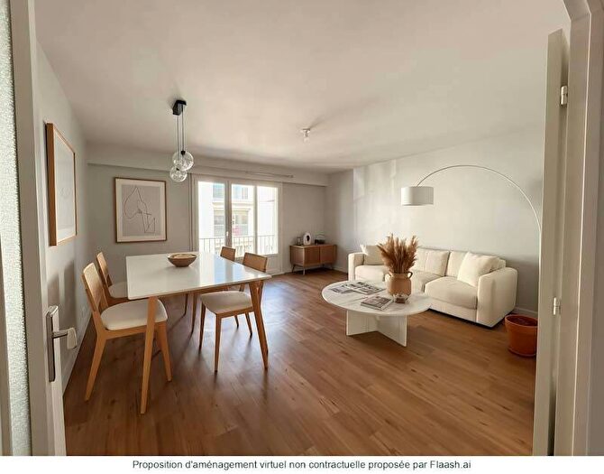 Appartement à louer - Bellamy, Nantes - 3 pièces - 2 chambres