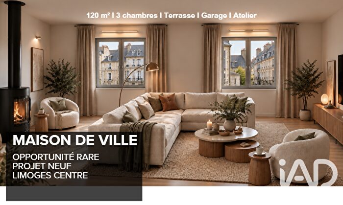 Maison 4 pièces à Limoges, Centre-ville, Hôtel de Ville, Emailleurs, à vendre