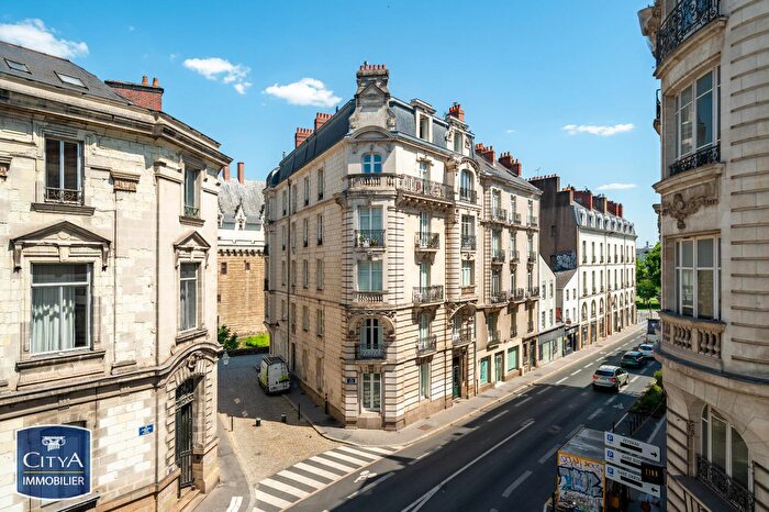Appartement à vendre - Nantes, Centre-ville - 2 pièces - 1 chambre