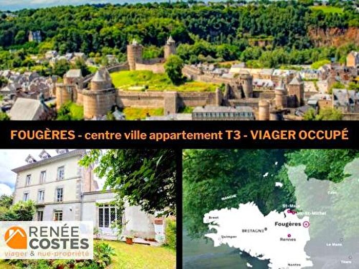Appartement 3 pièces à Fougères, Centre-ville, Urbanistes, à vendre