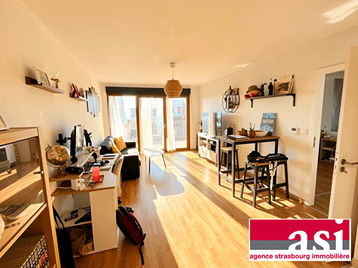 Appartement à vendre - Strasbourg, Cronenbourg - 2 pièces - 1 chambre