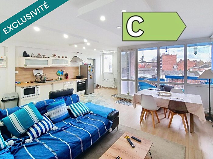 Appartement à vendre - Tourcoing, Epidème - 3 pièces - 2 chambres