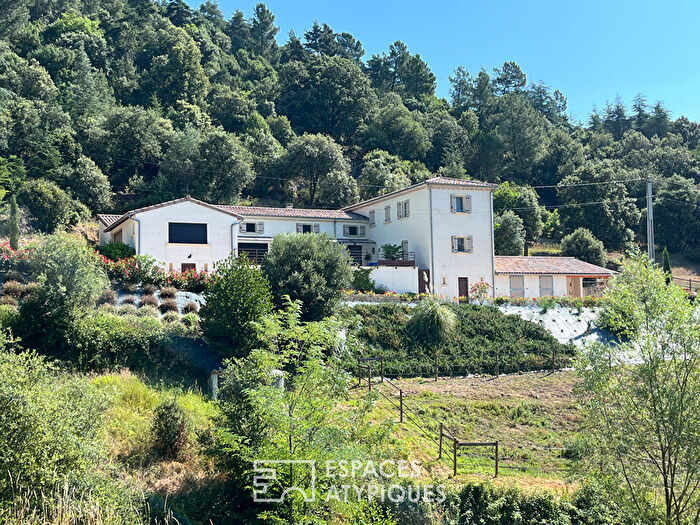 Maison à vendre - Saint-Fortunat-sur-Eyrieux - 6 pièces - 5 chambres